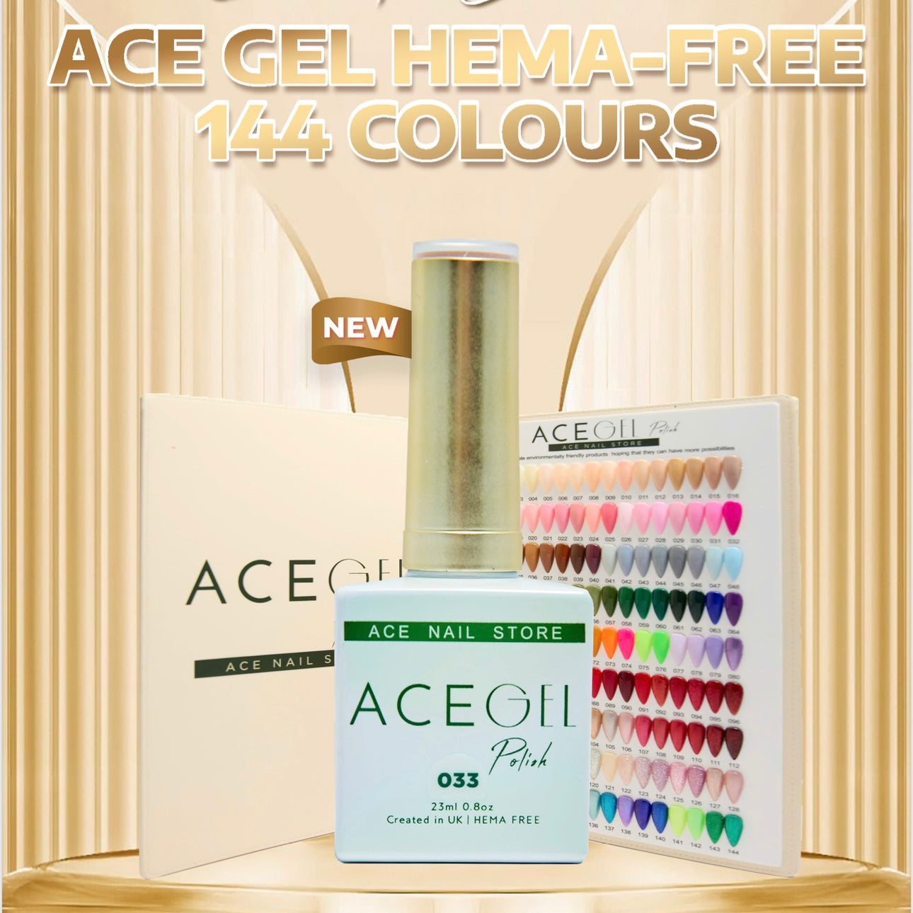 ACE GEL COLLECTION 144 - HEMA FREE – Ace Nail Store