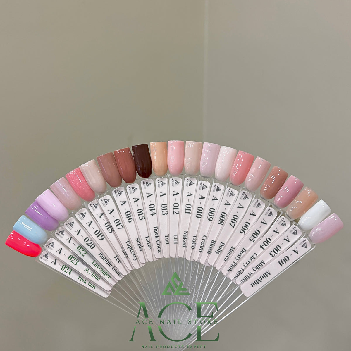𝐀𝐂𝐄 𝐁𝐮𝐢𝐥𝐝-𝐈𝐭 𝐆𝐞𝐥™ Set of 23 – Ace Nail Store