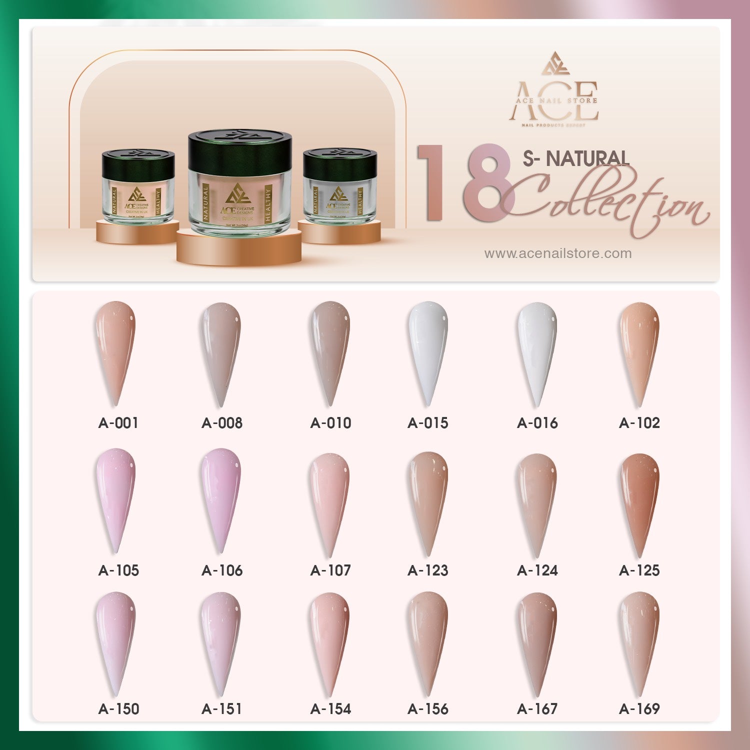 S - Natural – Ace Nail Store