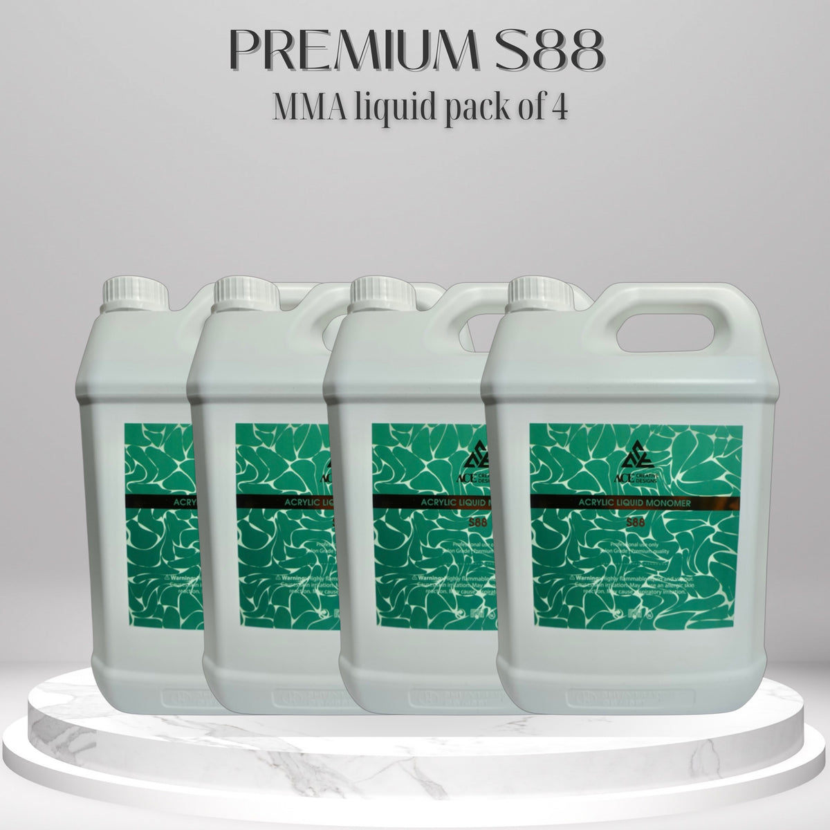 Premium MMA Liquid S88 pack of 4 – Ace Nail Store
